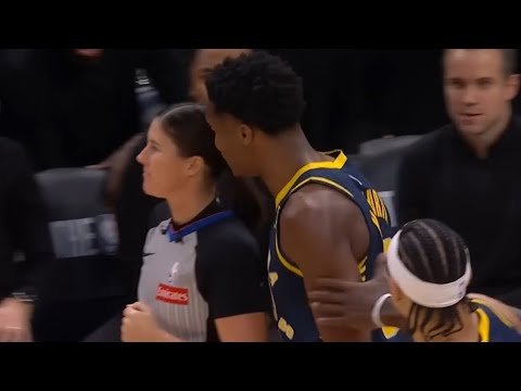 Bennedict Mathurin EJECTED After Bumping Ref in Heated Clash! - YouTube