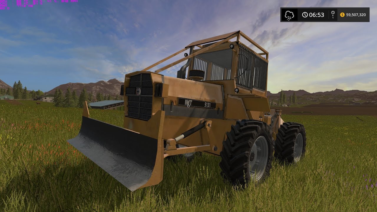 Farming Simulator 17 IMT 5131 Skidder with Winch Mod Review - YouTube