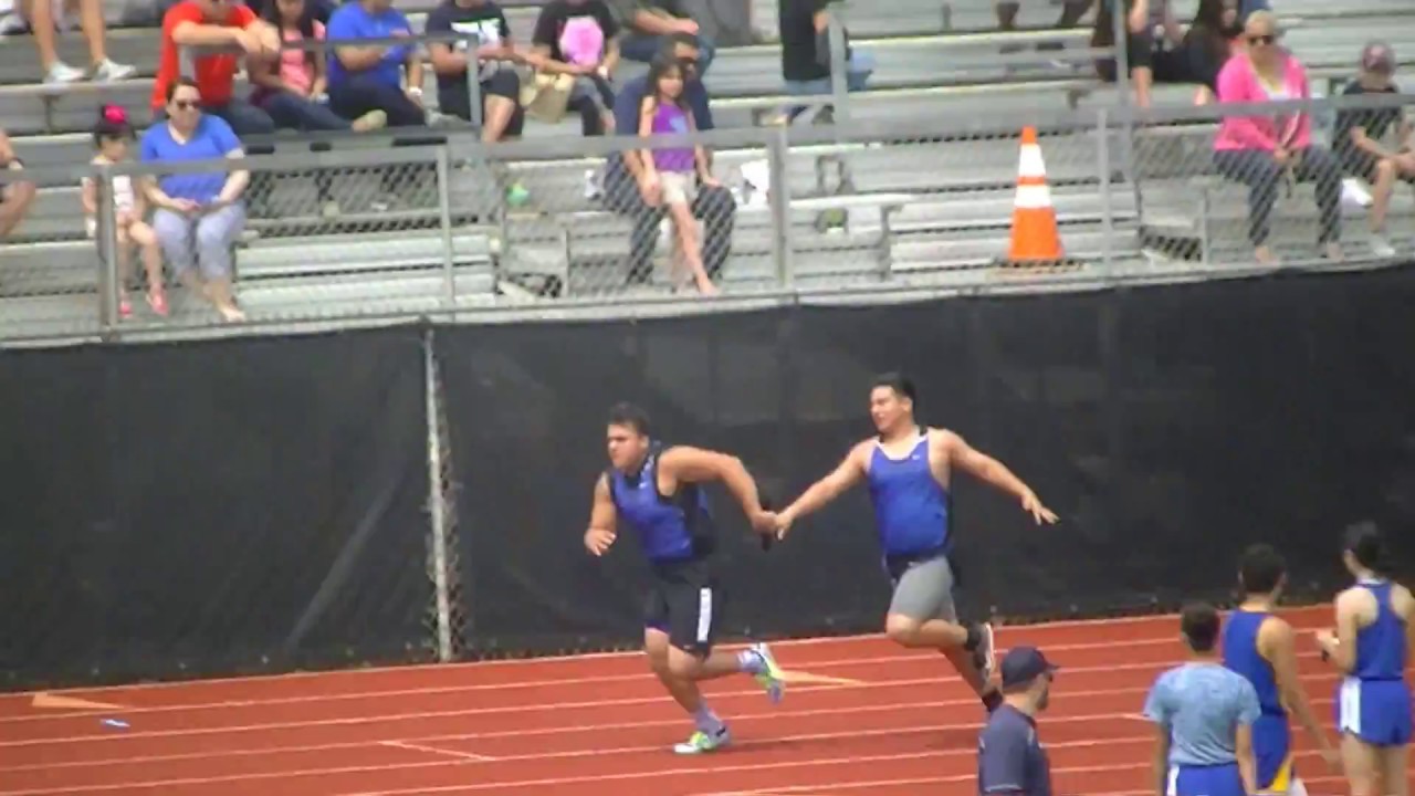 2017 Big Man 4X100 Relay Cats Relays 2017 - YouTube