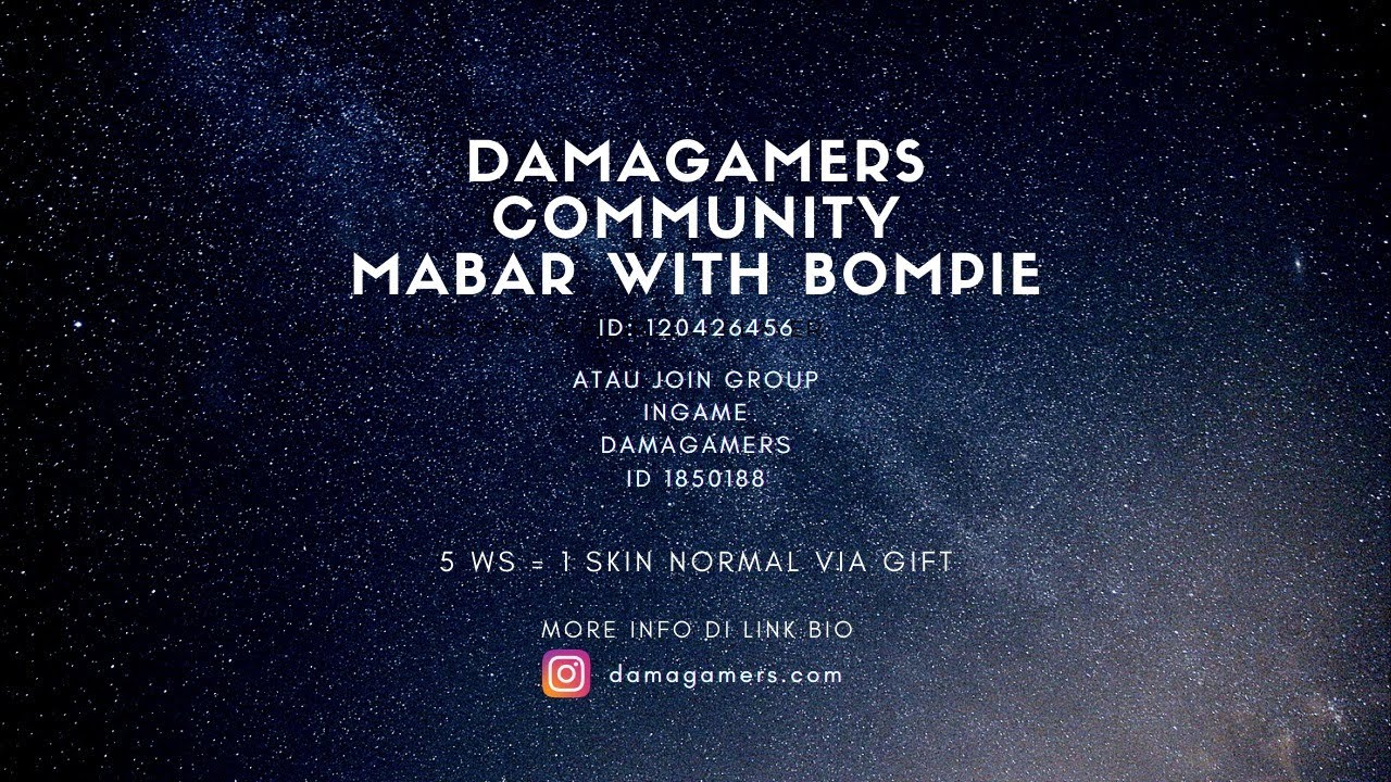 [LIVE] 16 Mei - MABAR WS5 = GIFT 1 Sticker - YouTube