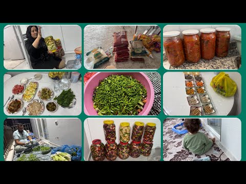 EVİMİN İHTİYAÇLARINI ALDIM❌ŞAKŞUKAYMIŞ BUNUN ADI😂EŞİMLE 9 bidon KARIŞIK TURŞU🏆BACIMLARLA AKŞAM ÇAYI😉