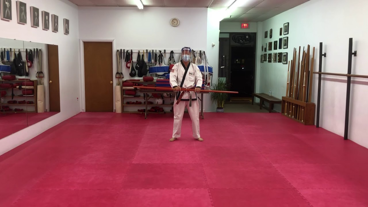 Tang soo do Yi’s Karate Master Chom Som Kim - YouTube