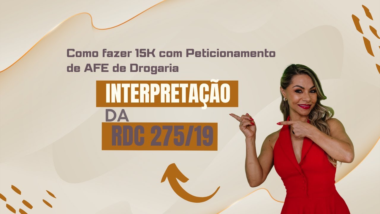 Como fazer 15K com Peticionamento de AFE de Drogaria - Interpretação da ...