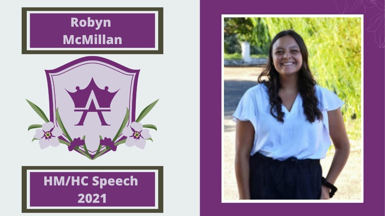 Robyn Leigh | Head Mentor/HC Speech 2021 - YouTube