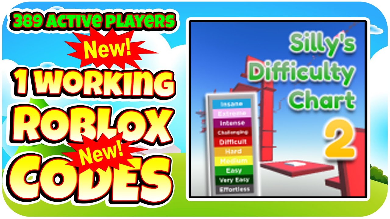 NEW CODES [🎉5M!] Silly's Difficulty Chart Obby 2 By Silly's Difficulty ...