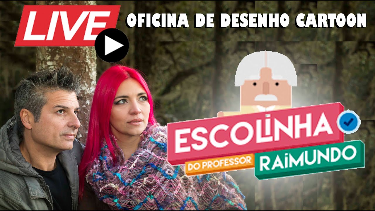 Oficina De Desenho Cartoon ESCOLINHA DO PROFESSOR RAIMUNDO - YouTube