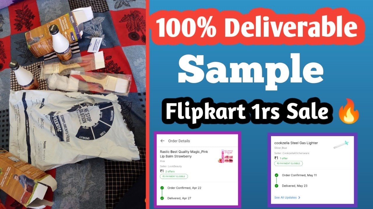 100 Free Deliverable Sample Product In India Flipkart 1rs Sale 100-free-deliverable-sample-product-in-india-flipkart-1rs-sale