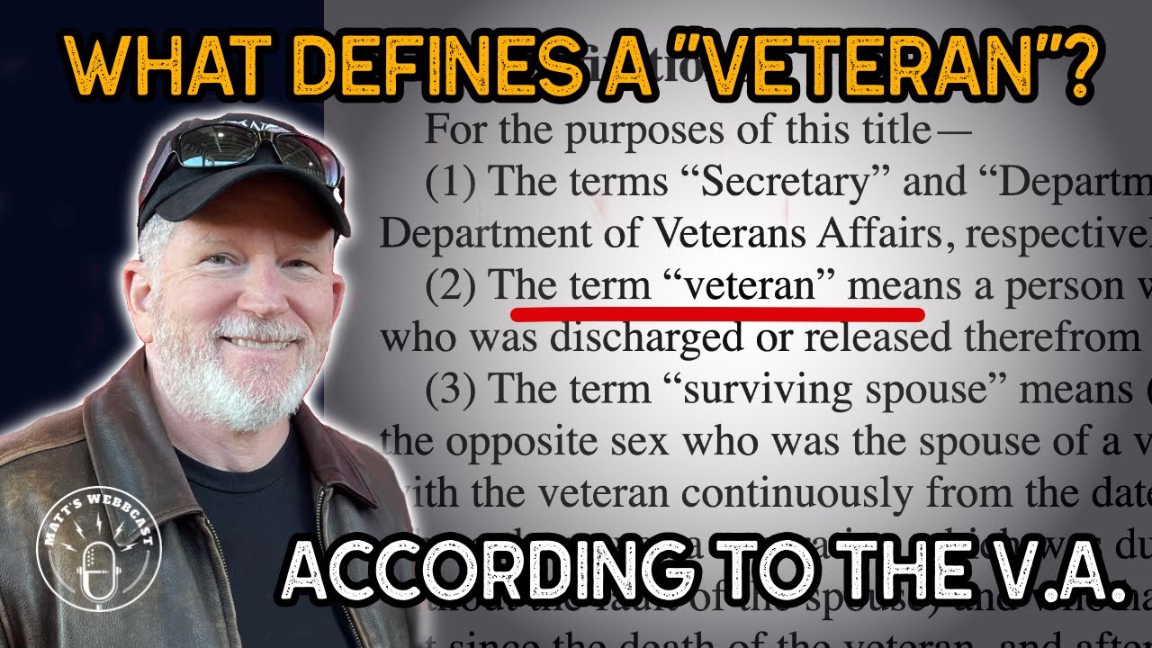 How does the VA define a "Veteran? - YouTube