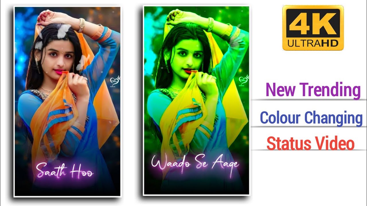 New Trending Colour Changing Status Video Editing | New Effect Status ...