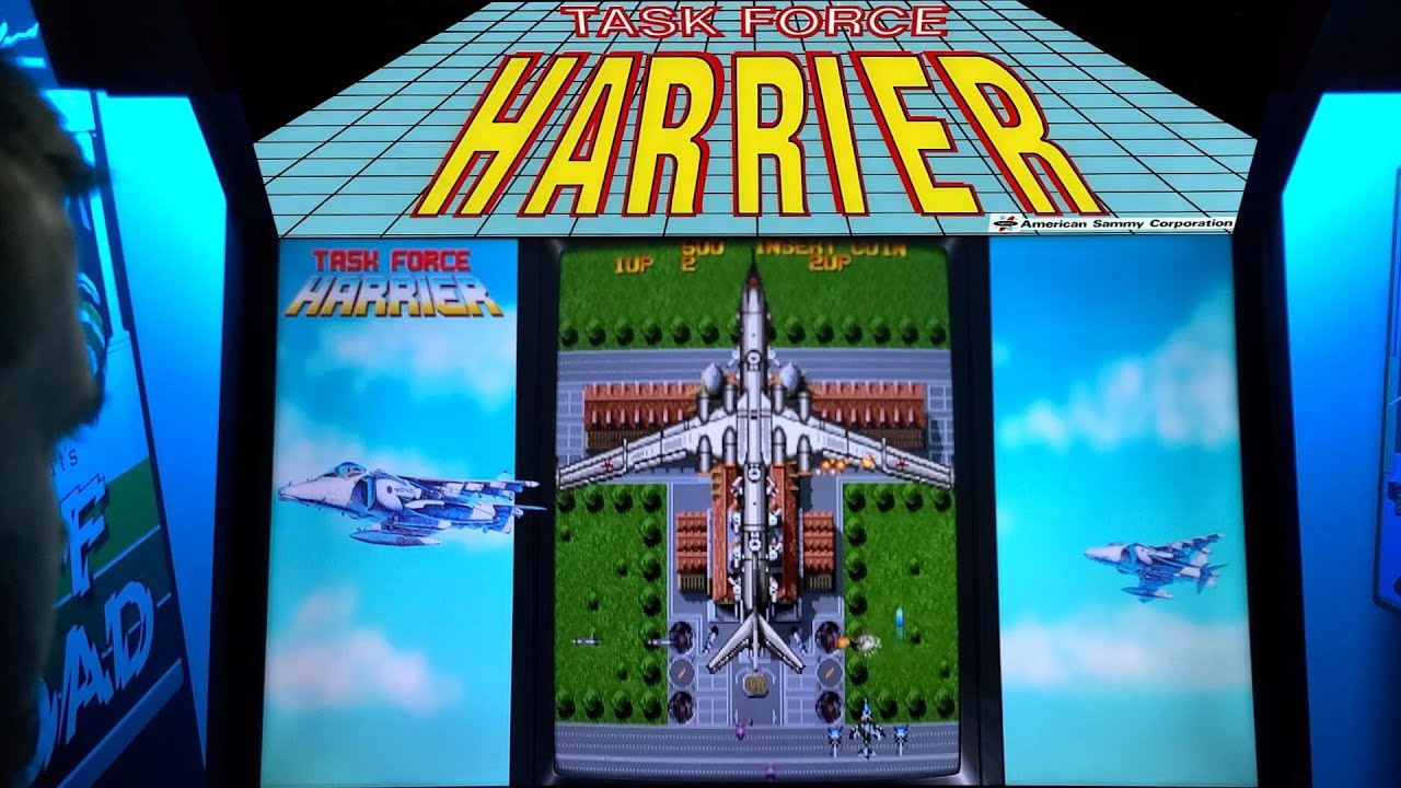 Task Force Harrier Arcade Cabinet MAME Gameplay w/ Marquee - YouTube