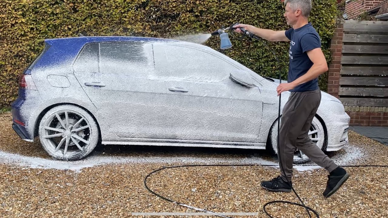 Hose Pipe Ban Maintenance Wash, Catch Up, VW Golf R. AVA P80 Vs Water ...