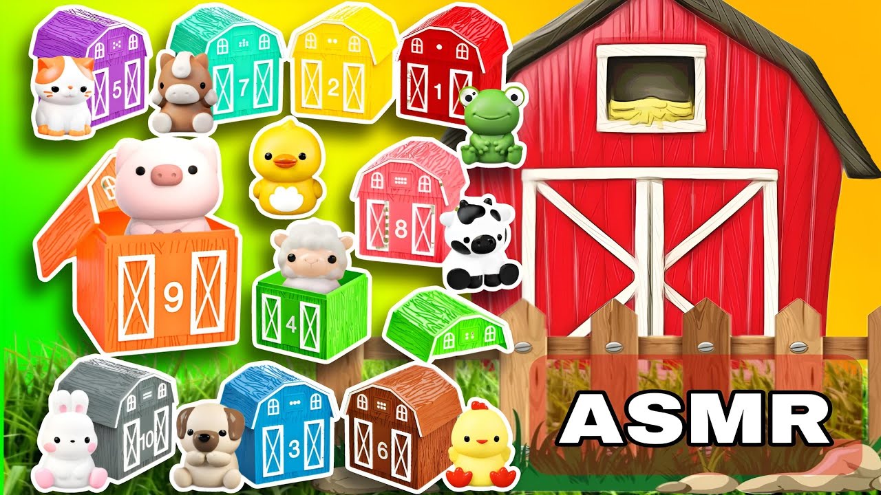 Farm Animals Bathing Colors Fun | Learn Colors for Children Kids ...