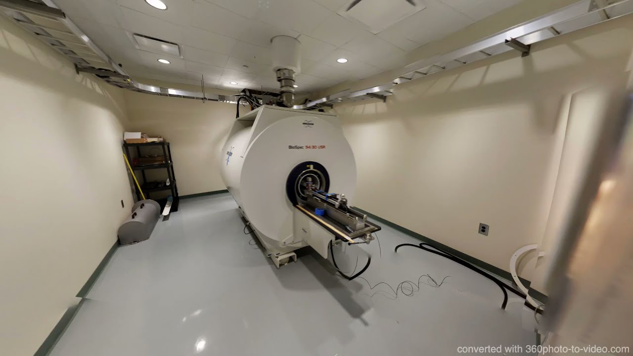 9 4 Tesla MRI scanner room (360 photo) - YouTube