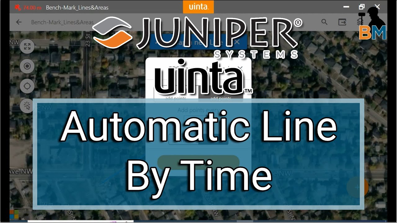 Juniper Uinta: Creating a Line with a Time Interval | Bench Mark - YouTube