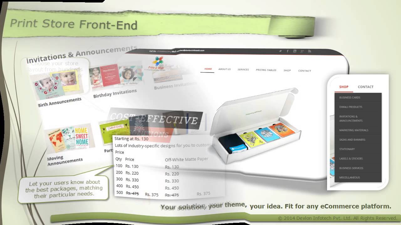 Print-a-Web (Online Print Solution) - YouTube