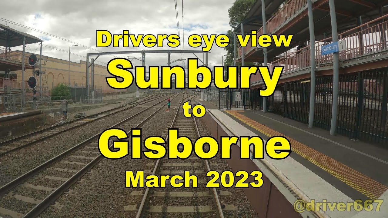 Drivers eye view, Sunbury to Gisborne - YouTube