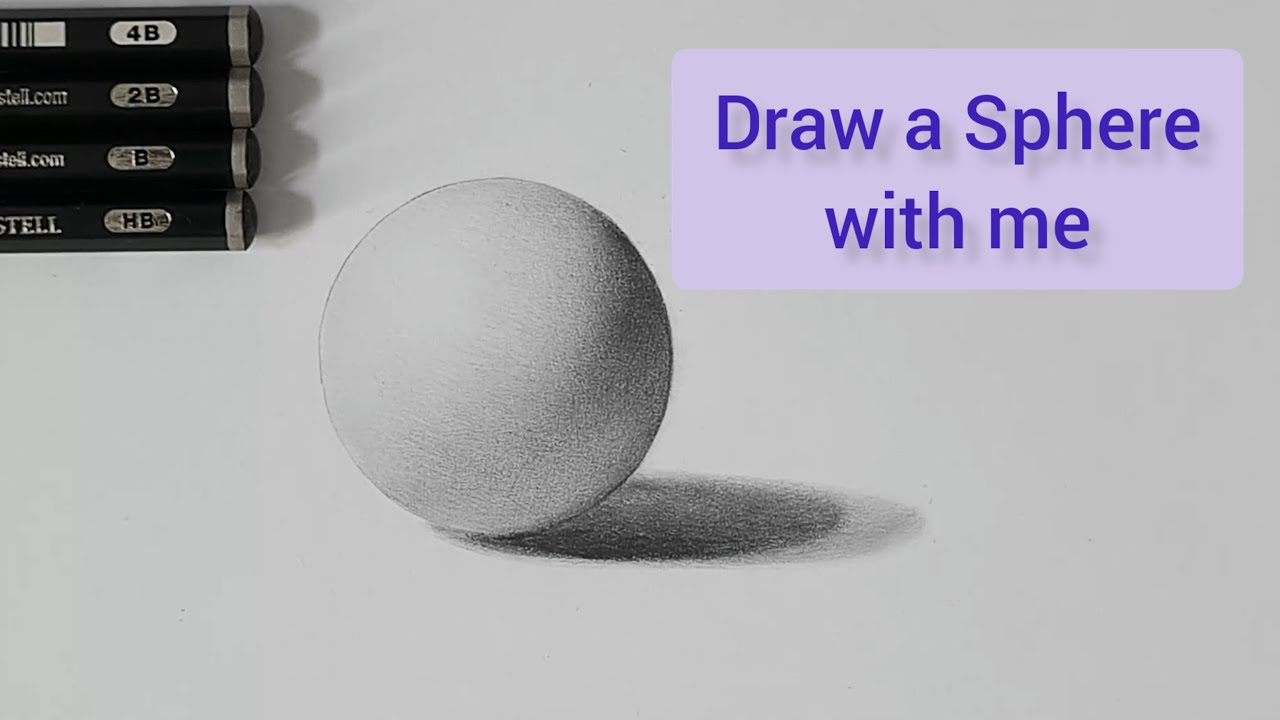 How to shade a sphere for beginners - YouTube