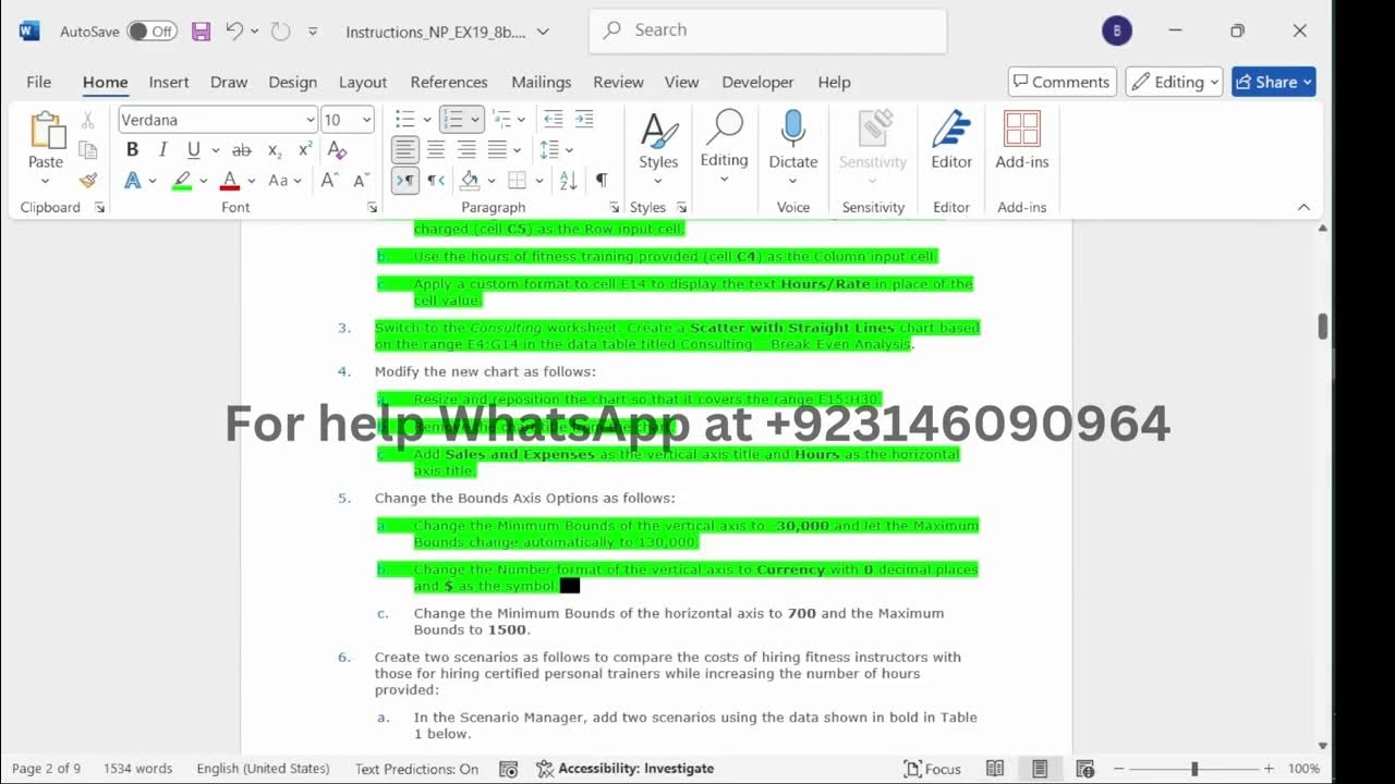 New Perspectives Excel 2019 | Module 8: SAM Project 1b | Ferguson ...