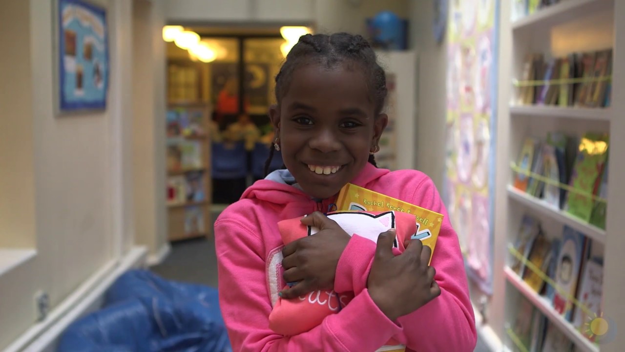 Volunteering at Pajama Program - YouTube