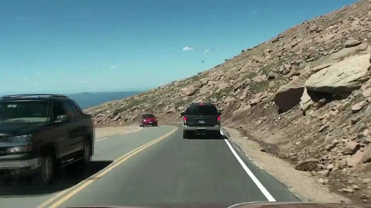 HD Super Drive down Pikes Peak Highway - 1st 10 minutes down High ...