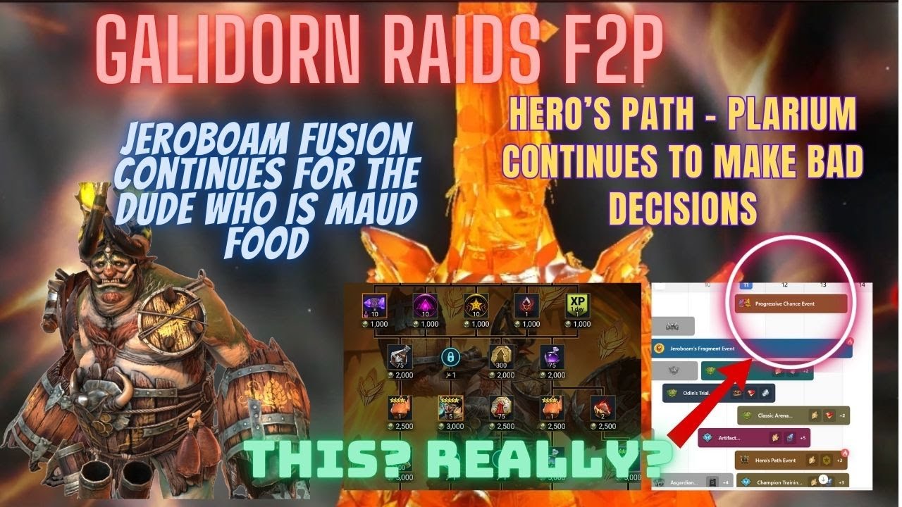 Raid Shadow Legends - Galidorn F2P - Jeroboam Fusion for Maud | Hero's ...