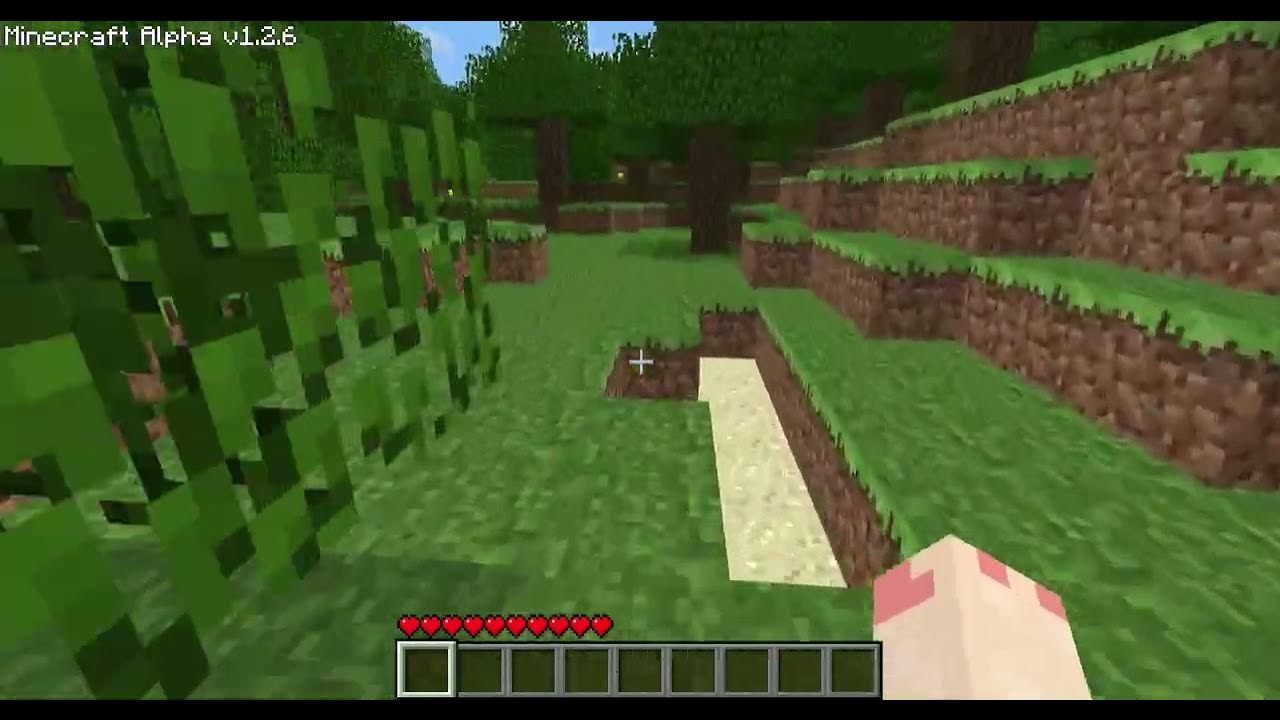 Minecraft Java Edition Alpha v1.2.6 - YouTube