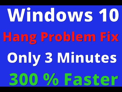 How to fix Windows Hang Problem - YouTube