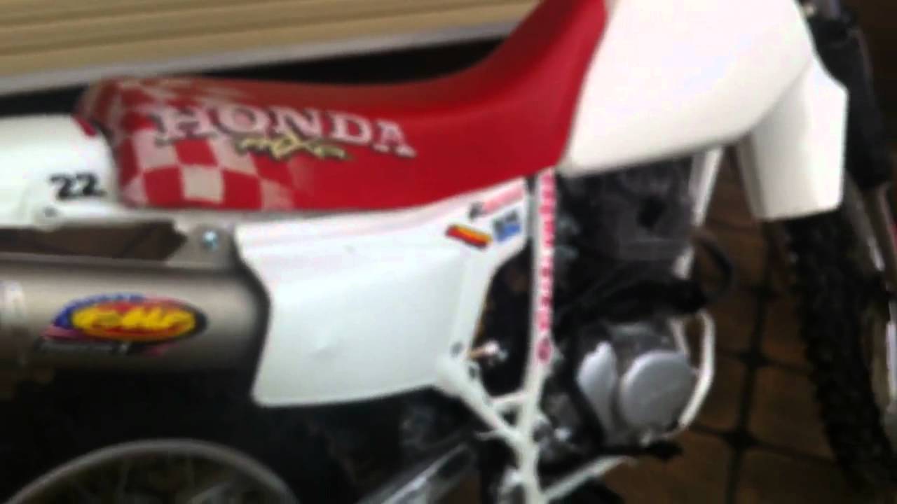 Honda xr 200r 1998 fmf - YouTube