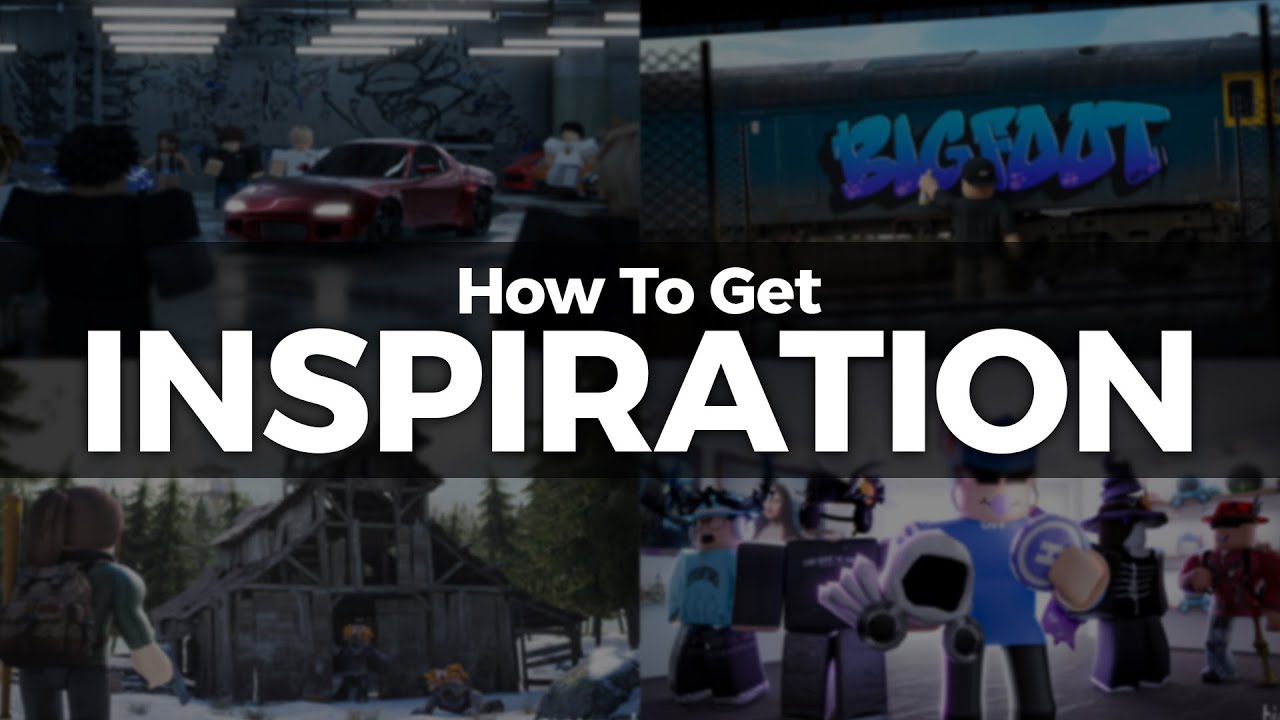 How to Get INSPIRATION for Roblox GFX - YouTube