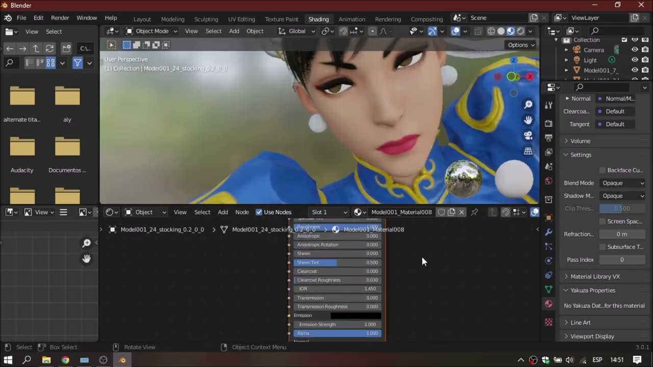 Blender Speed Art - Chun Li - YouTube