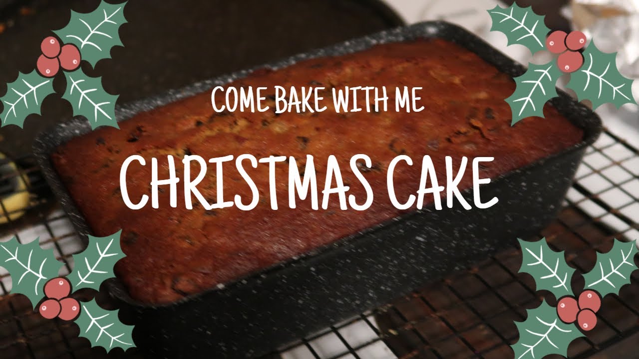 Come Bake Christmas Cake with me! - YouTube
