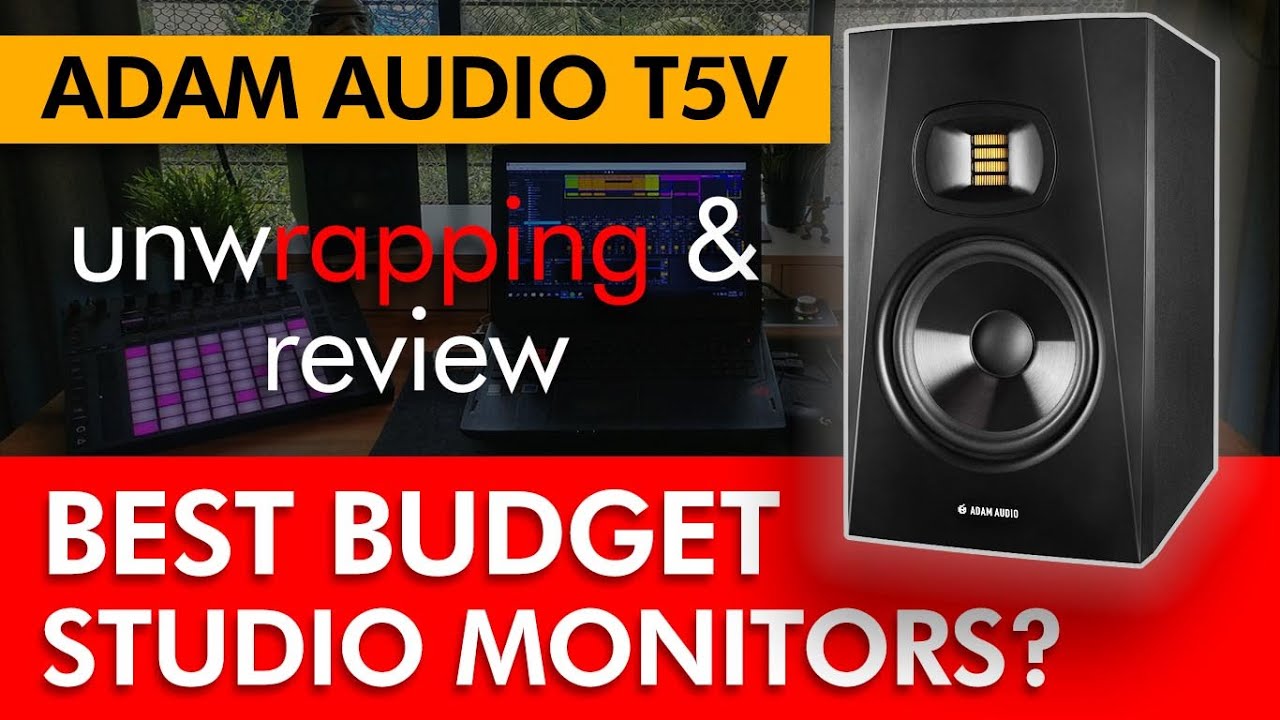 Adam Audio T5V Unboxing & Review | THE JAMES BOND OF BUDGET STUDIO ...