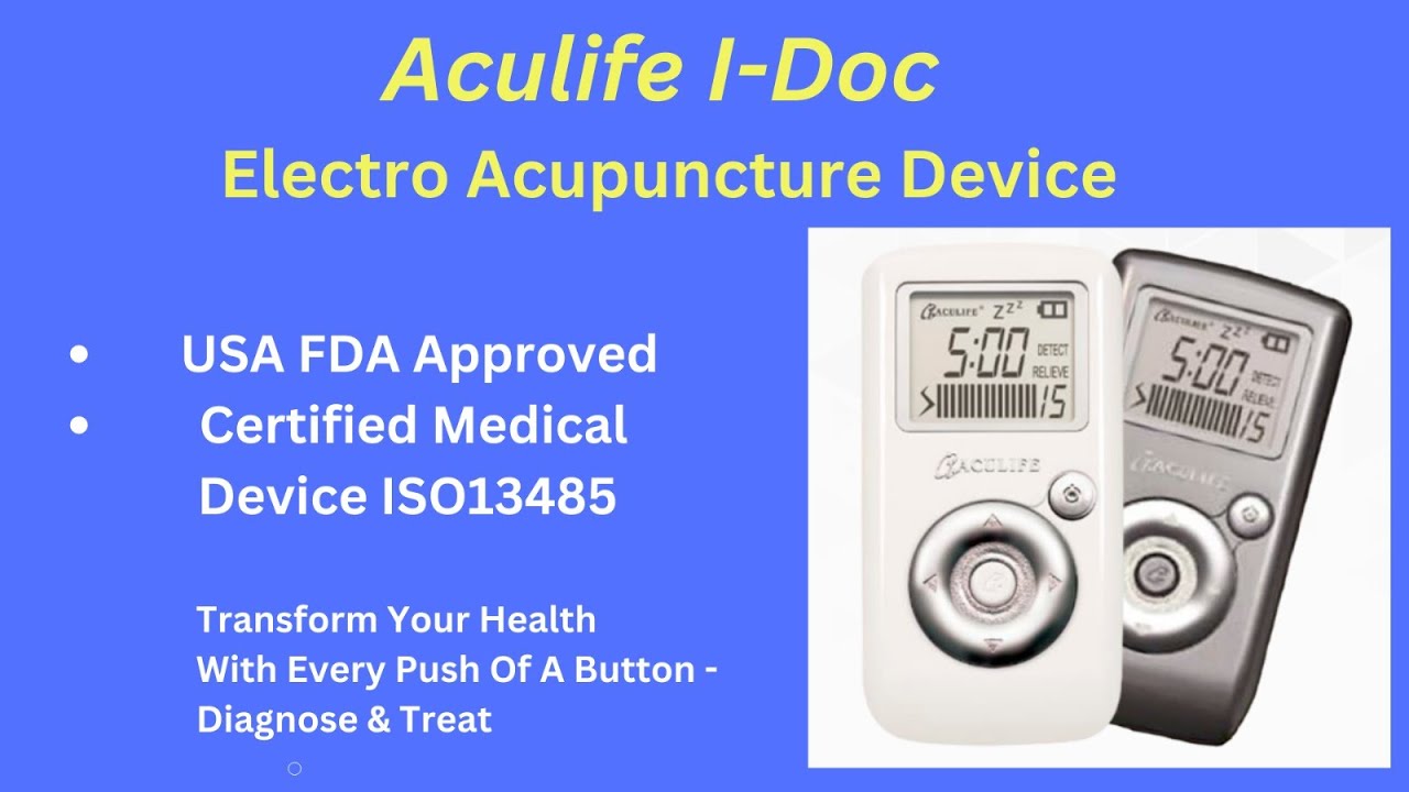 BOM Eng -Aculife I-Doc Electro Acupuncture USA FDA approved Medical ...