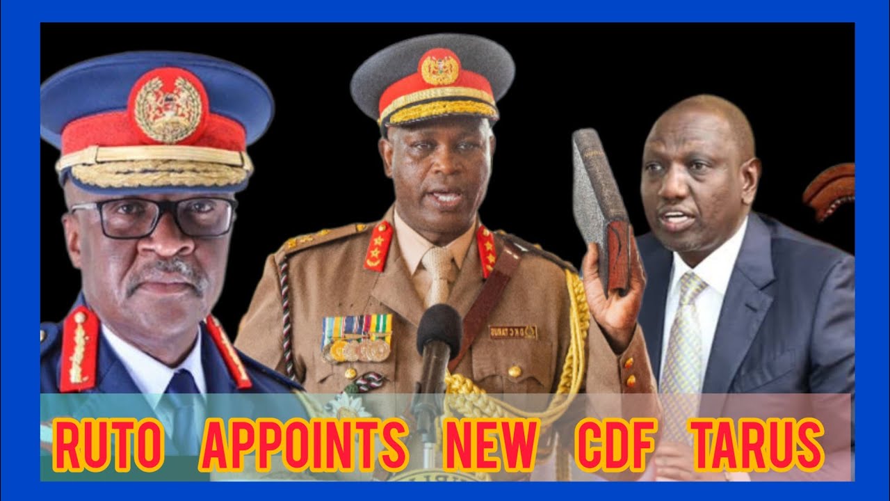 DAVID KIMAIYO TARUS sworn in as CDF after OGOLLA death - YouTube