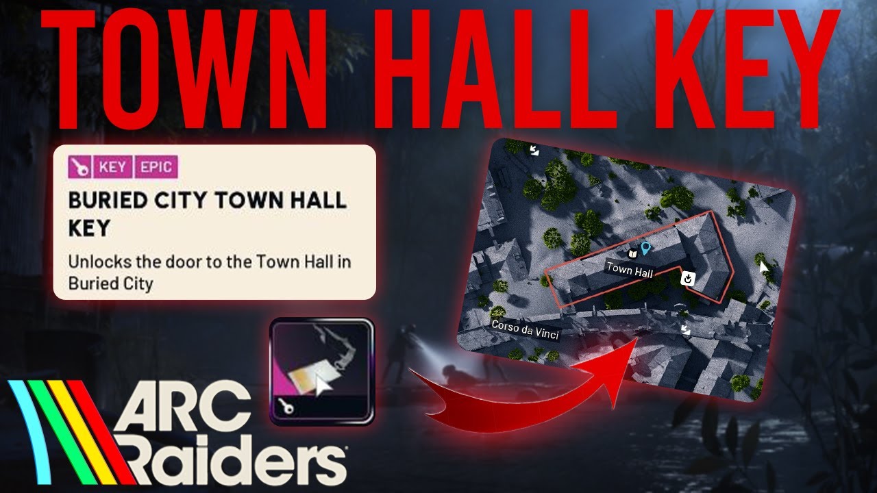 TOWN HALL KEY LOCATION GUIDE | Arc Raiders - YouTube