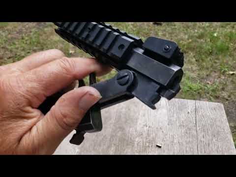 . 22LR Back pack rifle - YouTube