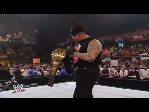 The Undertaker Confronts Kurt Angle After Calling Out The Rock 6/27/2002 Part 1