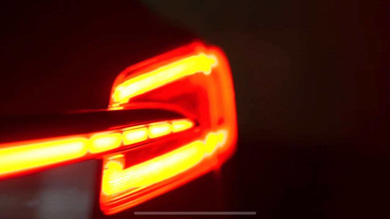 The new tesla model S taillights upgrade (Dragon Tail) - YouTube