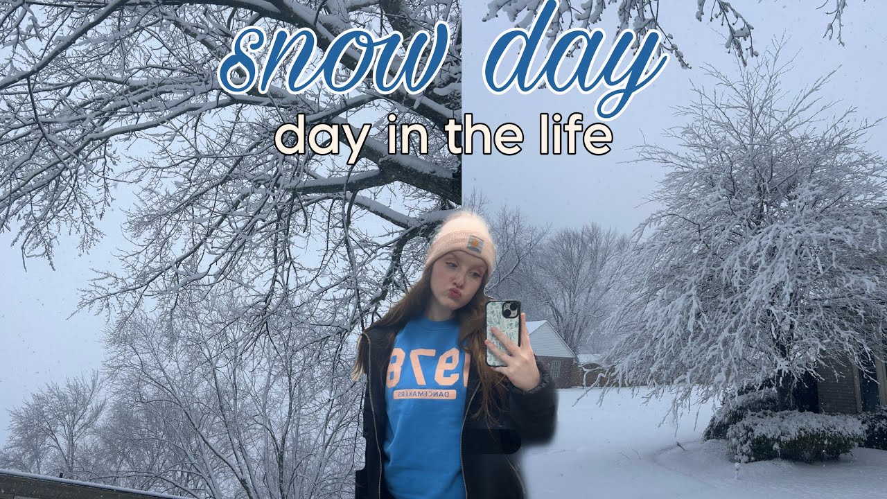day in my life - snow day ️ - YouTube