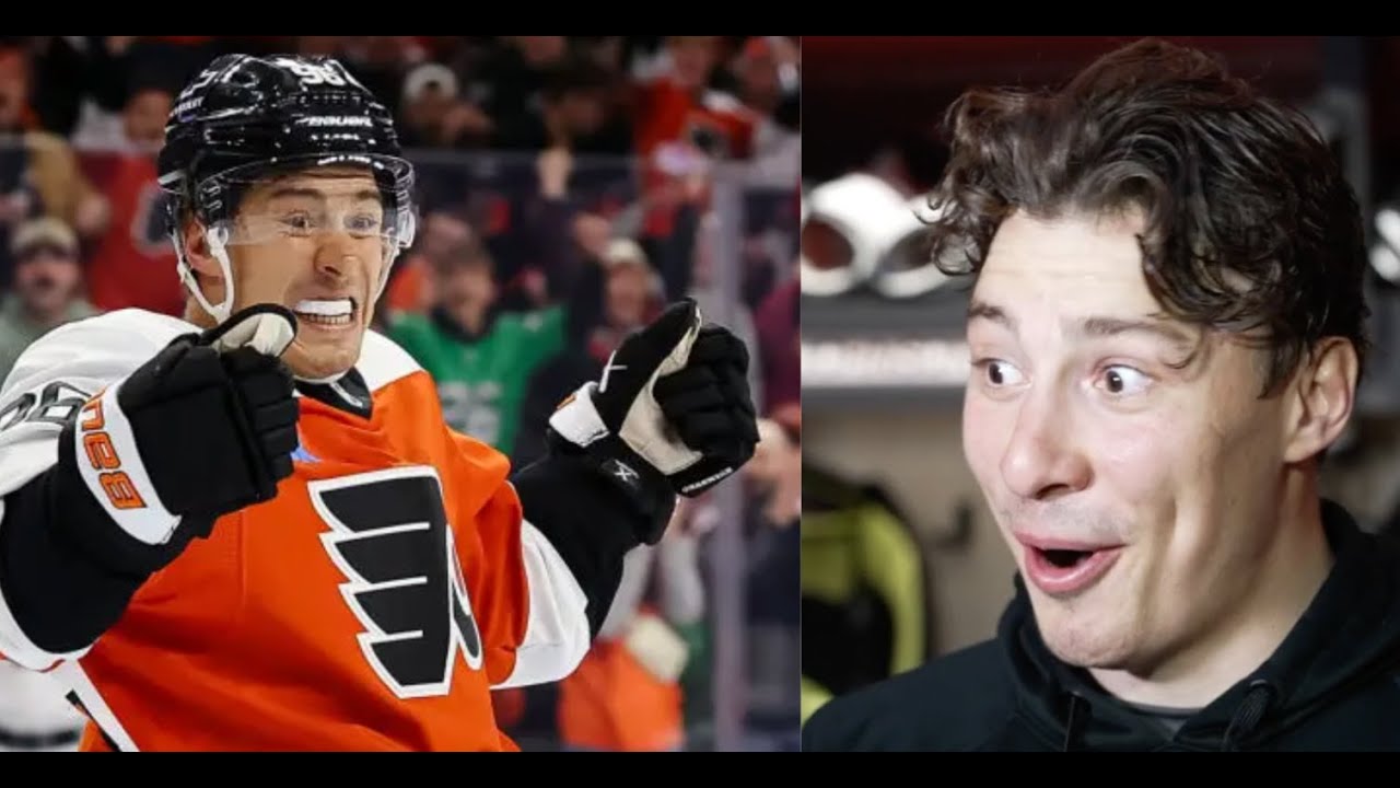 Kuzmenko On First Flyers Goal - YouTube