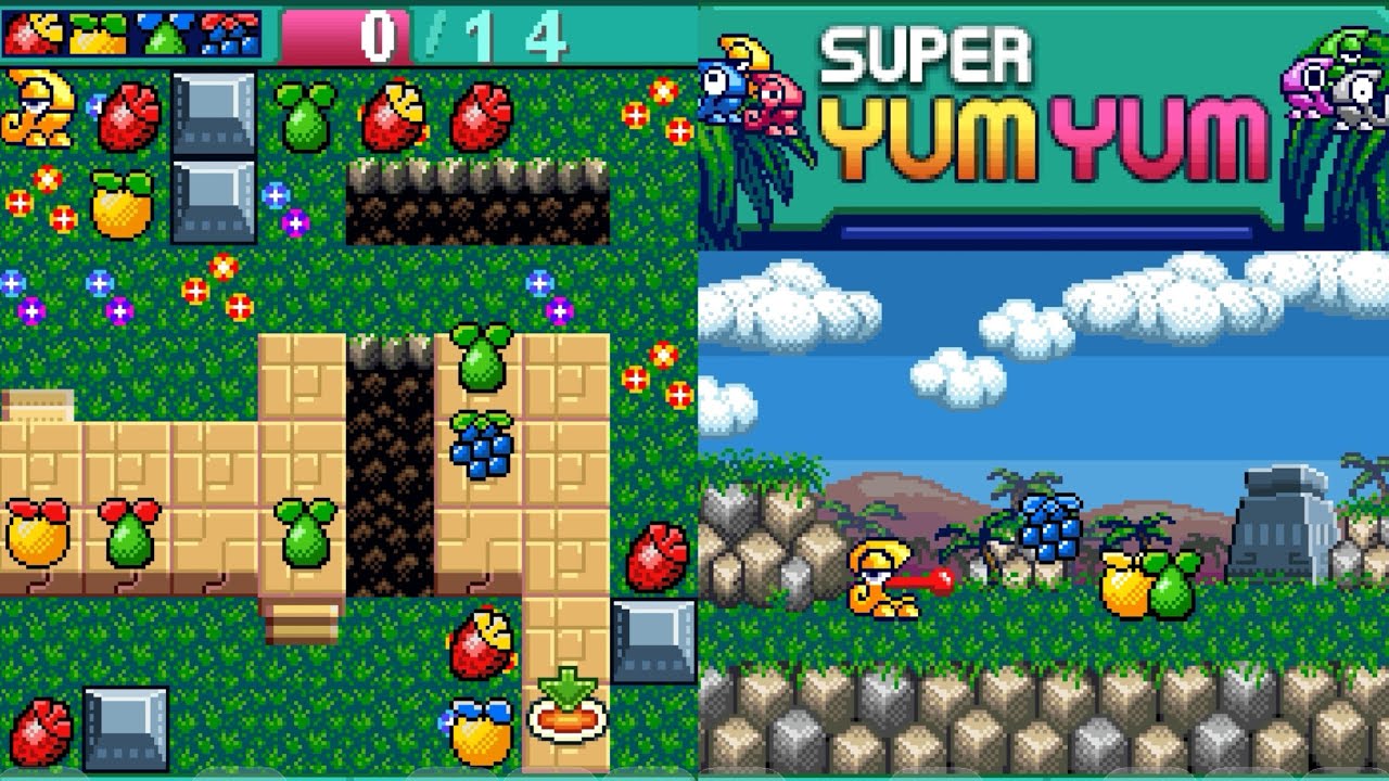 Super Yum Yum Temple #9 Up'n'over (Java Game) - YouTube