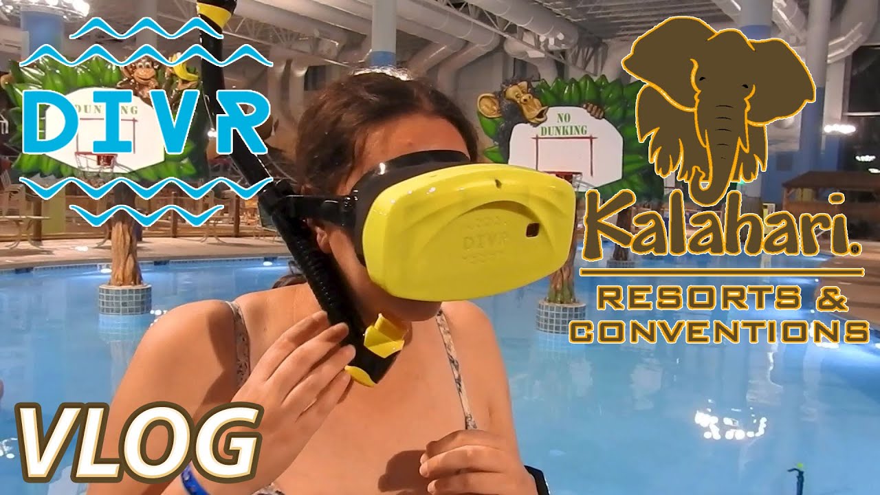 Trying underwater VR! | VLOG | Kalahari Resort Texas | March 2021 - YouTube