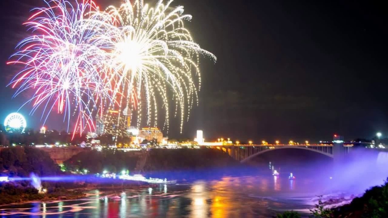 Niagara Falls Fireworks Display - YouTube