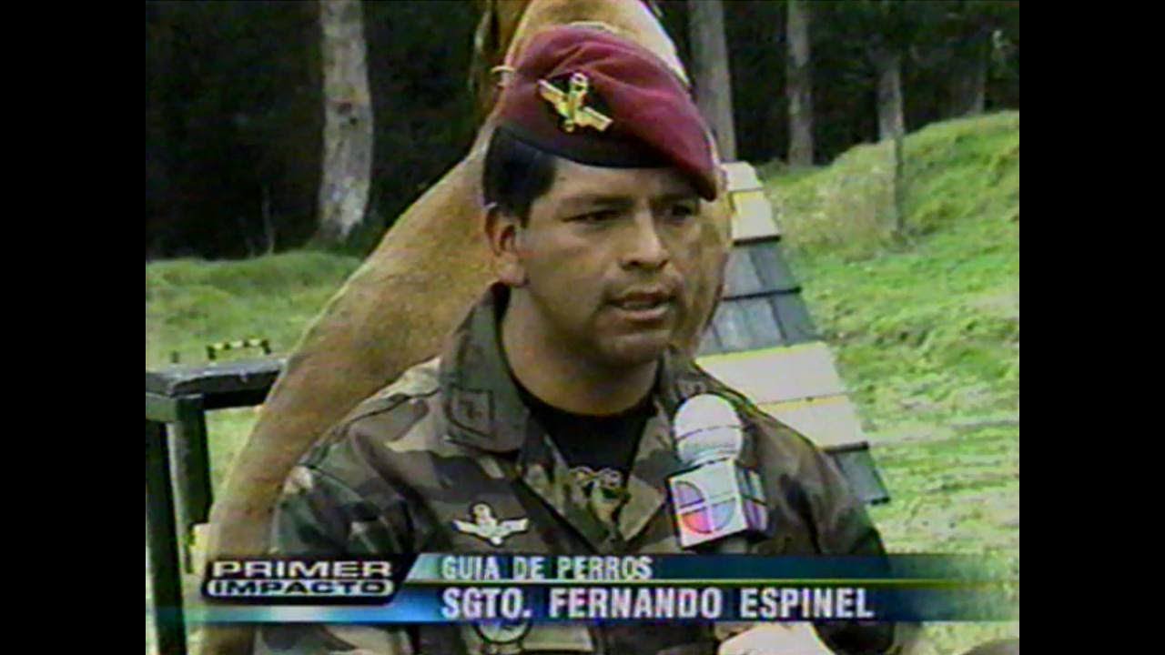 Perros paracaidistas del Ejercito Ecuatoriano - YouTube