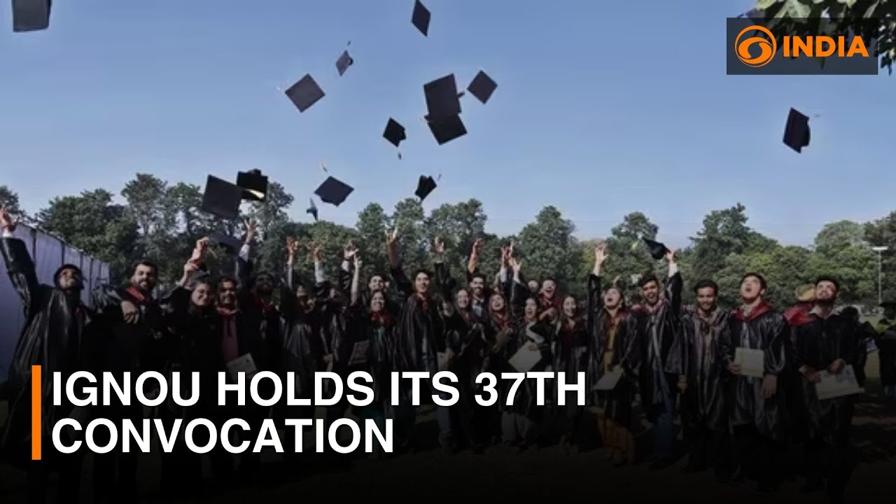IGNOU holds its 37th convocation | DD India News Hour - YouTube