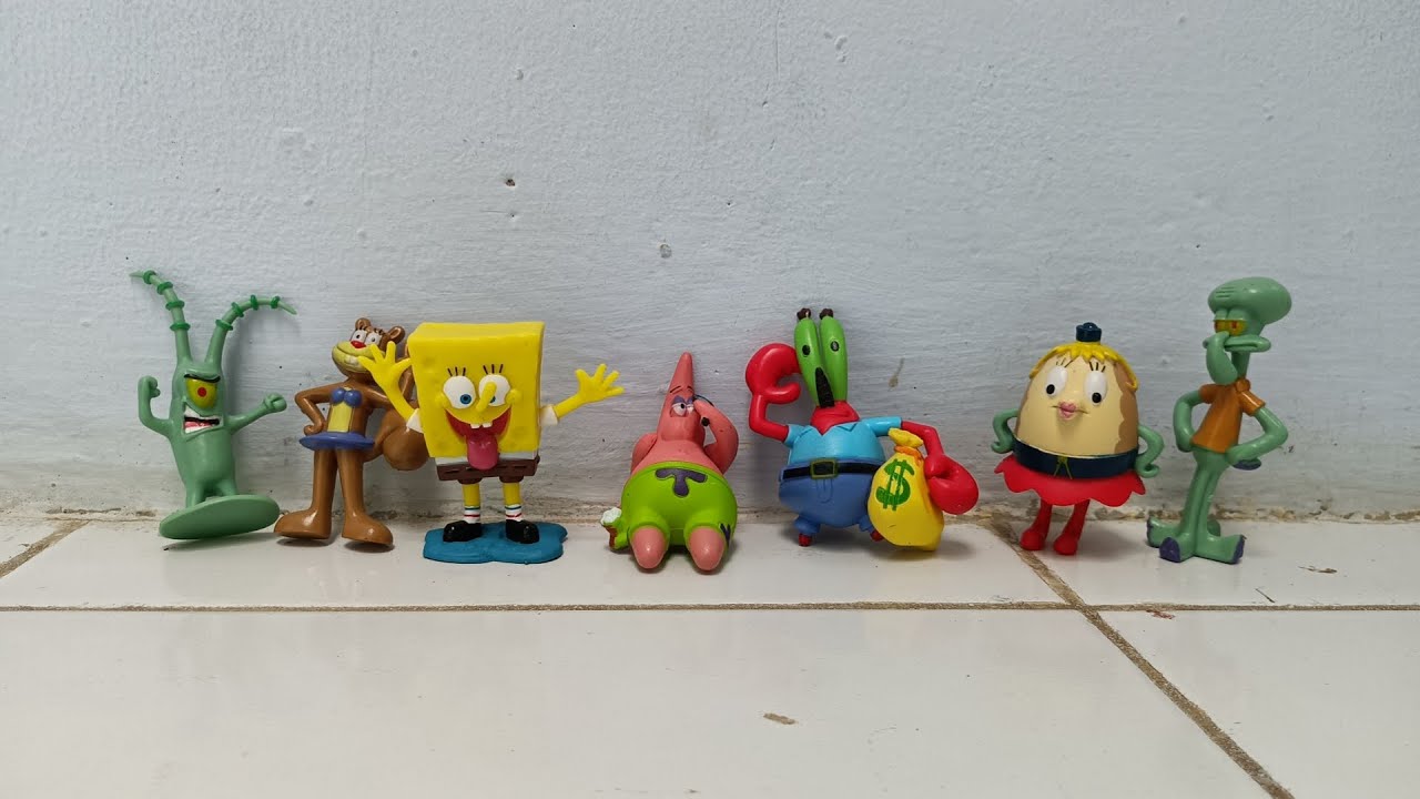 Hunting Mainan Spongebob Squarepants, Nyonya Puff, Patrick, Squidwards ...