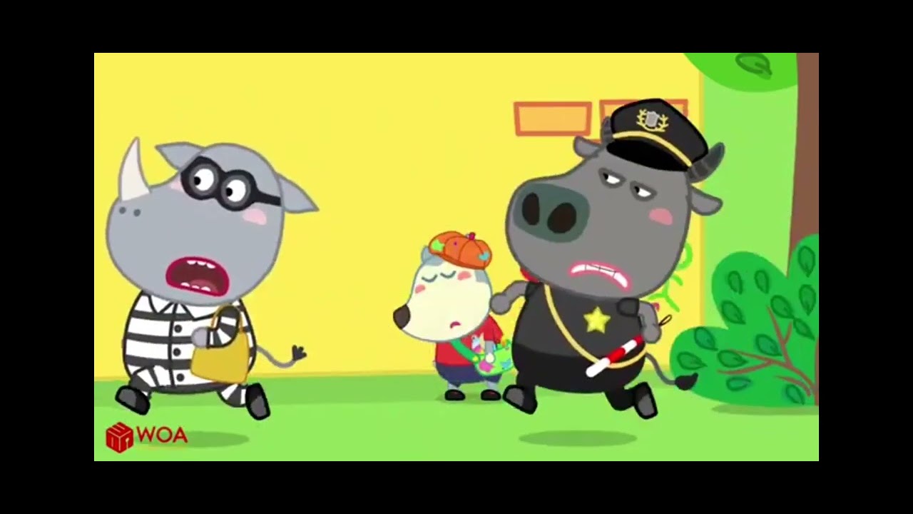 lce cream & watermelon challenge wolfoo helps friend selling fruit l ...