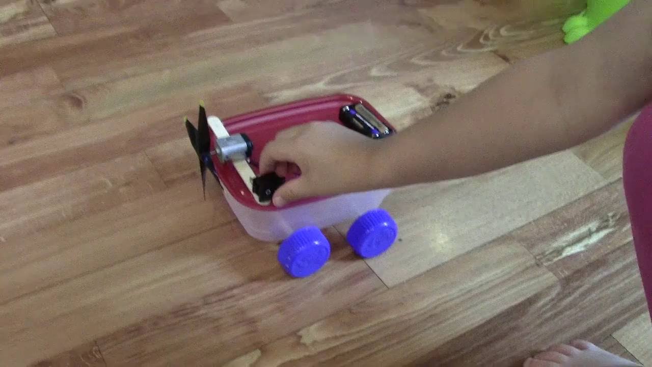 Homemade Propeller Car - YouTube