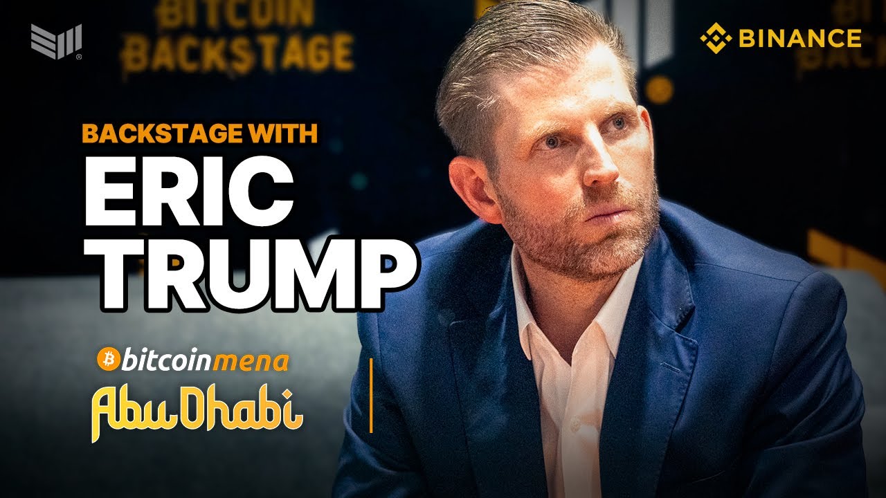 Eric Trump Backstage at Bitcoin MENA 2024 - YouTube