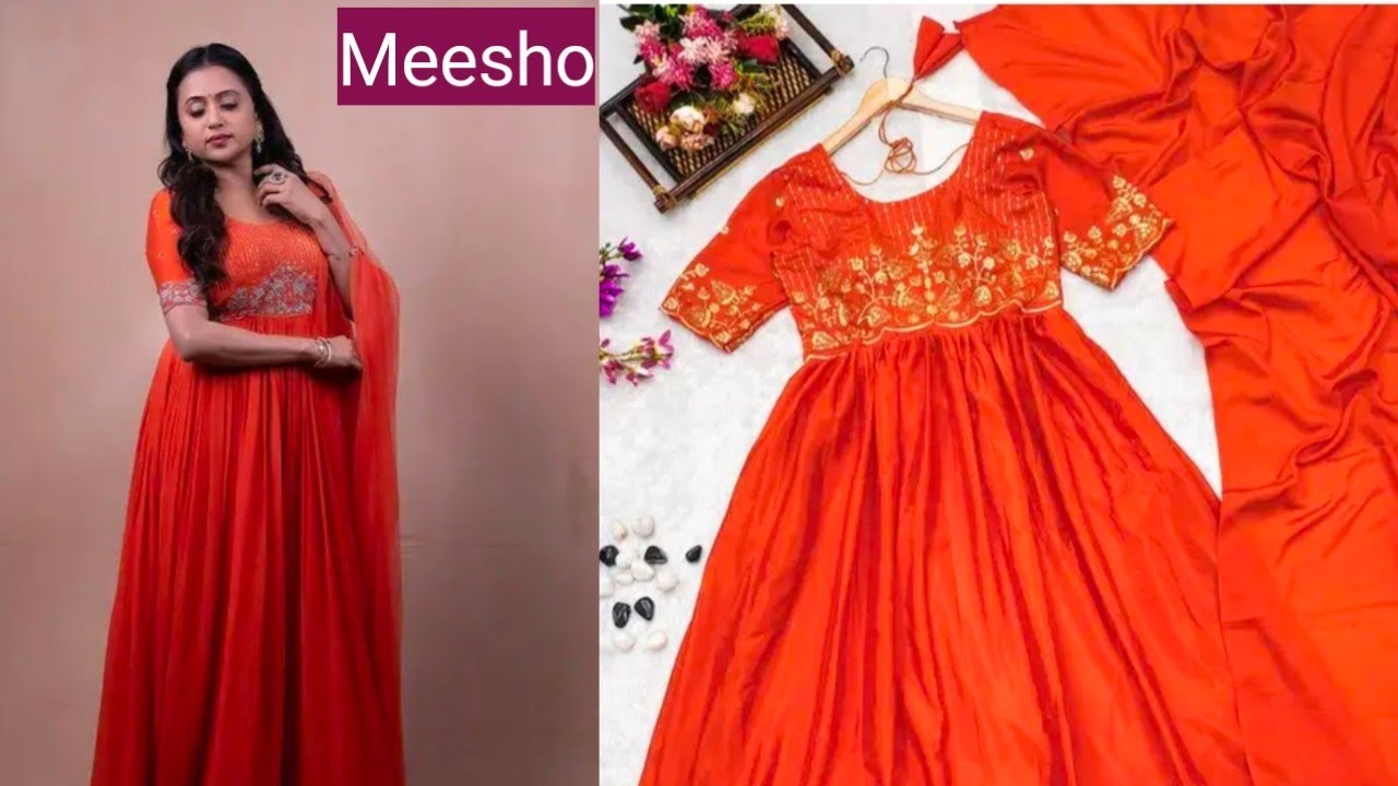 |Meesho gown haul| most trending gown in Instagram &meesho|meesho gown ...